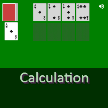 Play Calculation Solitaire Card Game Online