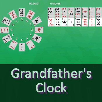 Play Grandfather's Clock Solitaire Online