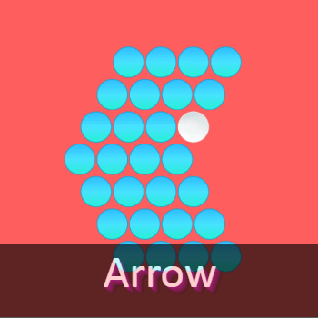 Play Arrow Peg Solitaire Puzzle Game Online