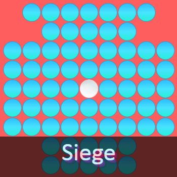 Play Siege Peg Solitaire Puzzle Game Online