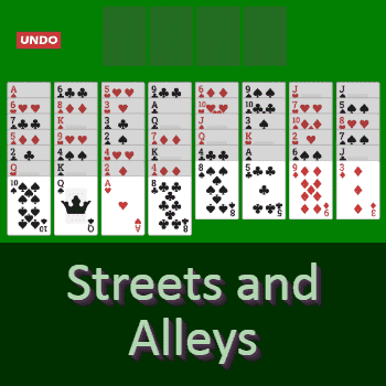 Play Streets and Alleys Solitaire Card Game Online